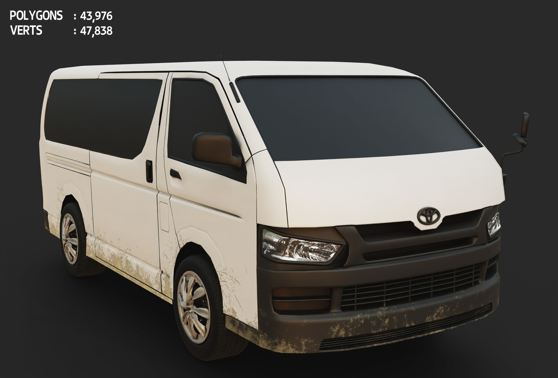 ArtStation - Van car 3d model | Game Assets