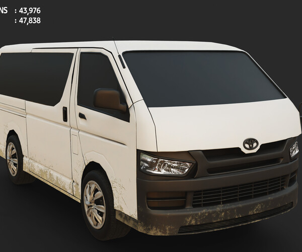 ArtStation - Van car 3d model | Game Assets