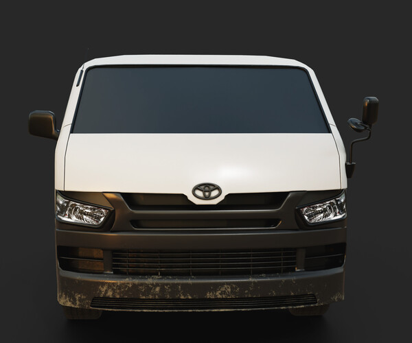 ArtStation - Van car 3d model | Game Assets