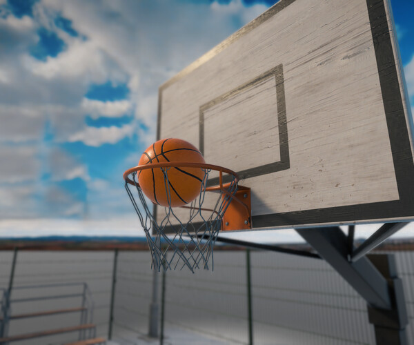 ArtStation - Basketball hoop | Game Assets