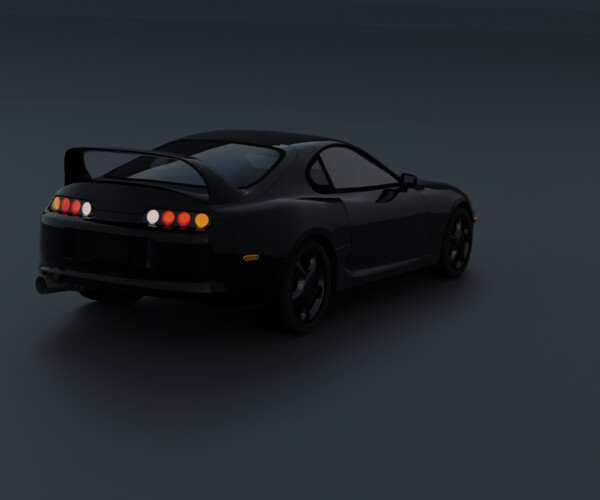 ArtStation - Toyota | supra mk4| Textured car 3d Model |Download Now ...