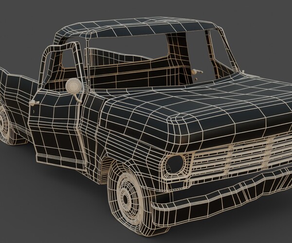 ArtStation - Rusted car | Game Assets