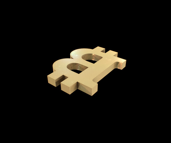 ArtStation - Bitcoin 3D Model | Resources