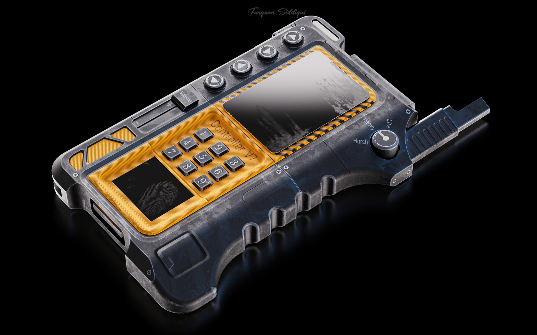 ArtStation - Sci-Fi Controller V7 | Game Assets