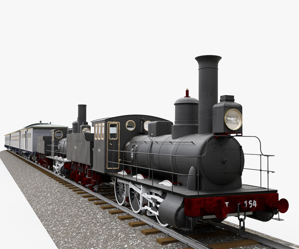 ArtStation - Steam locomotive type 030 series Gv | Resources