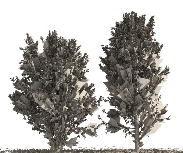 ArtStation - Fall Paper birch Trees | Resources