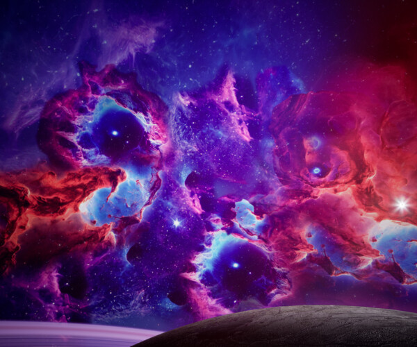 ArtStation - Animated Nebula Skyboxes Volume 2 || Unreal Engine Project ...