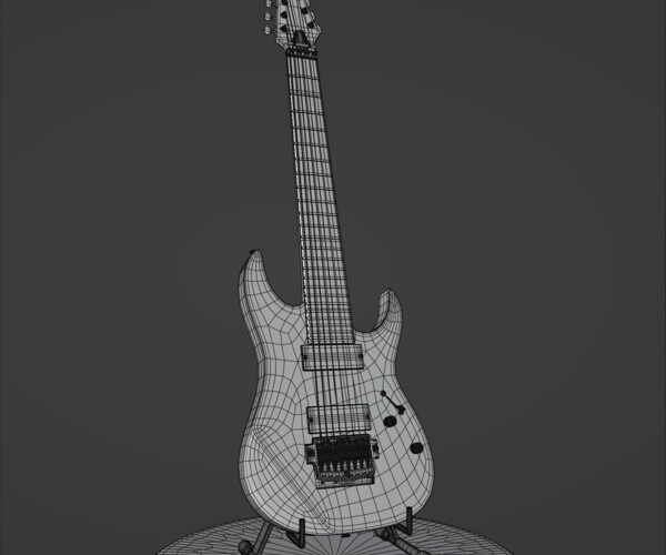 ArtStation - Ibanez 8 String Electric Guitar | Resources