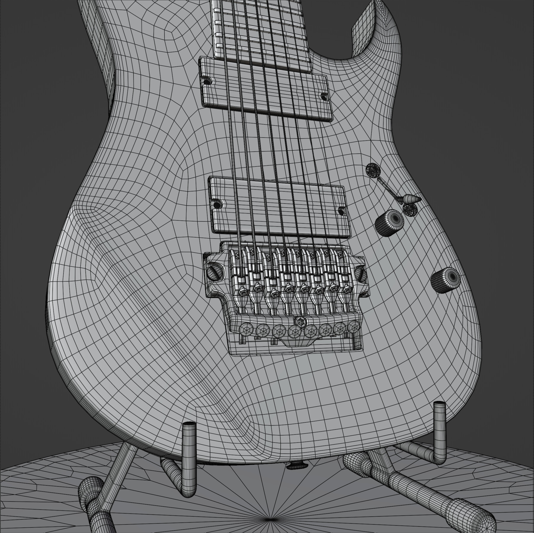 ArtStation - Ibanez 8 String Electric Guitar | Resources