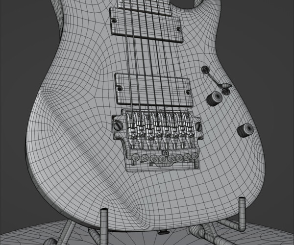 ArtStation - Ibanez 8 String Electric Guitar | Resources
