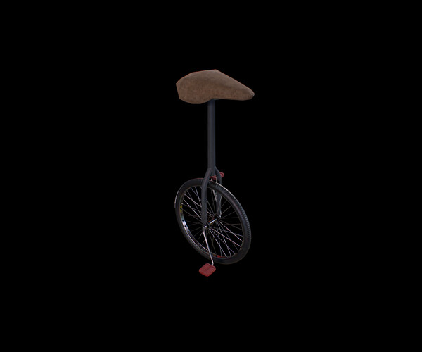 ArtStation - One wheel bicycle | Game Assets