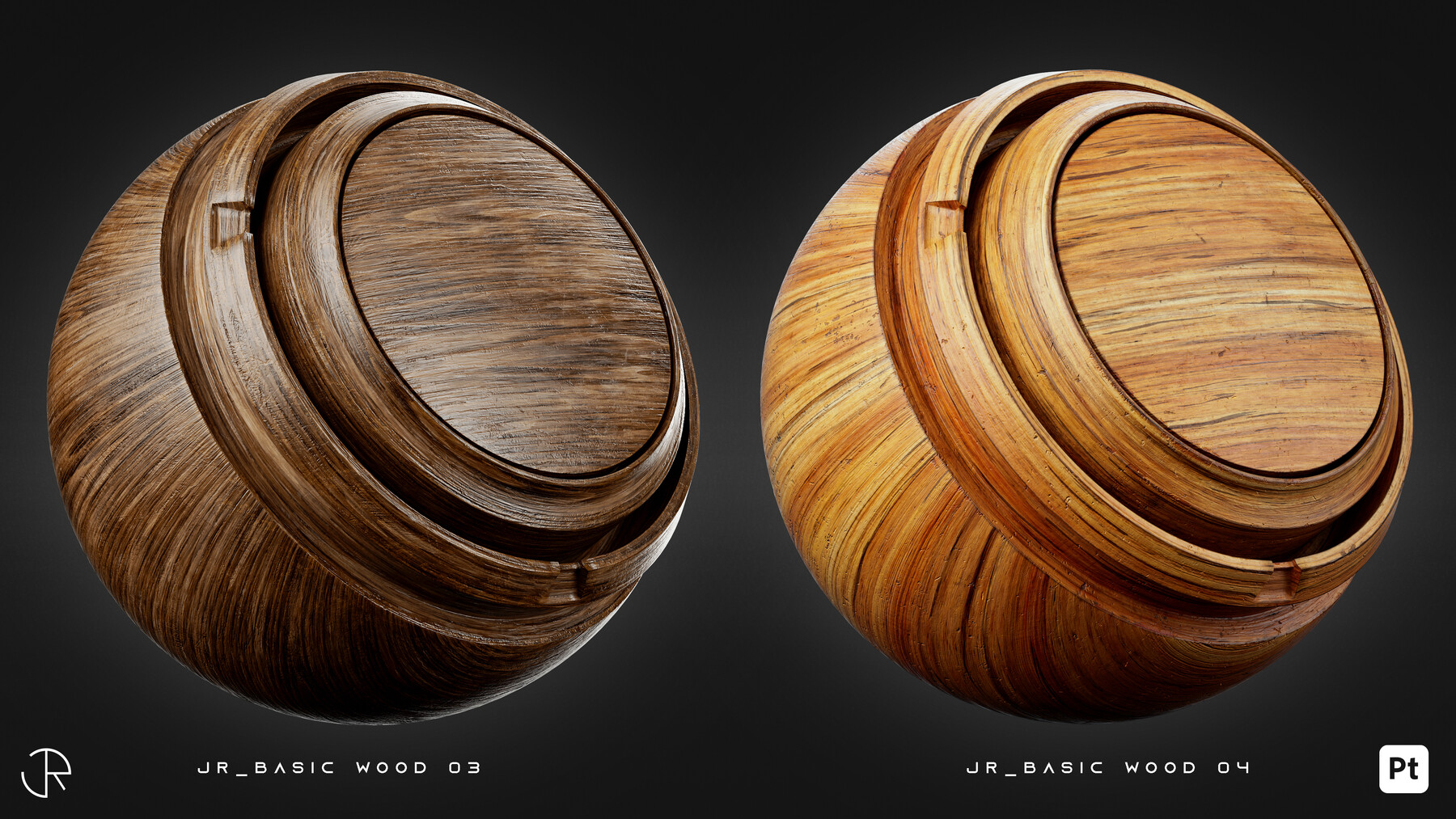 ArtStation - Wood Smart Materials Vol 03 + Tutorial | Game Assets