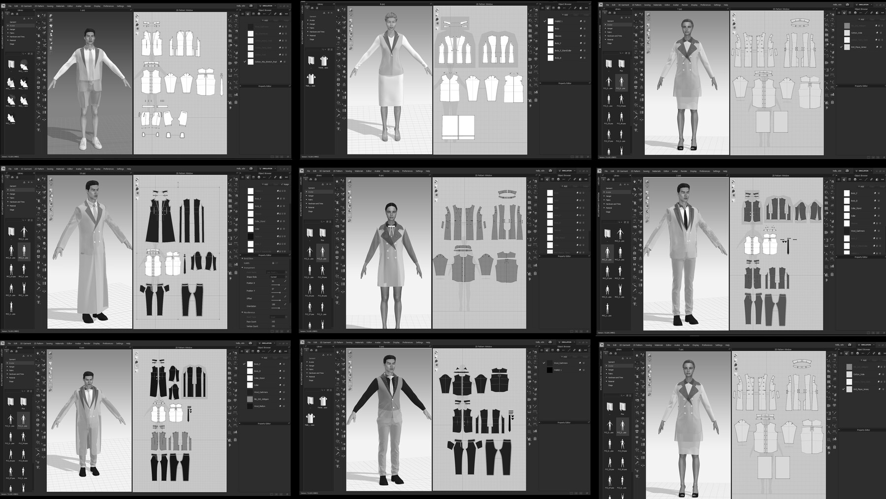 ArtStation - 11 FORMAL CLOTHES . SUIT / PANTSUIT / UNIFORM (Projects ...