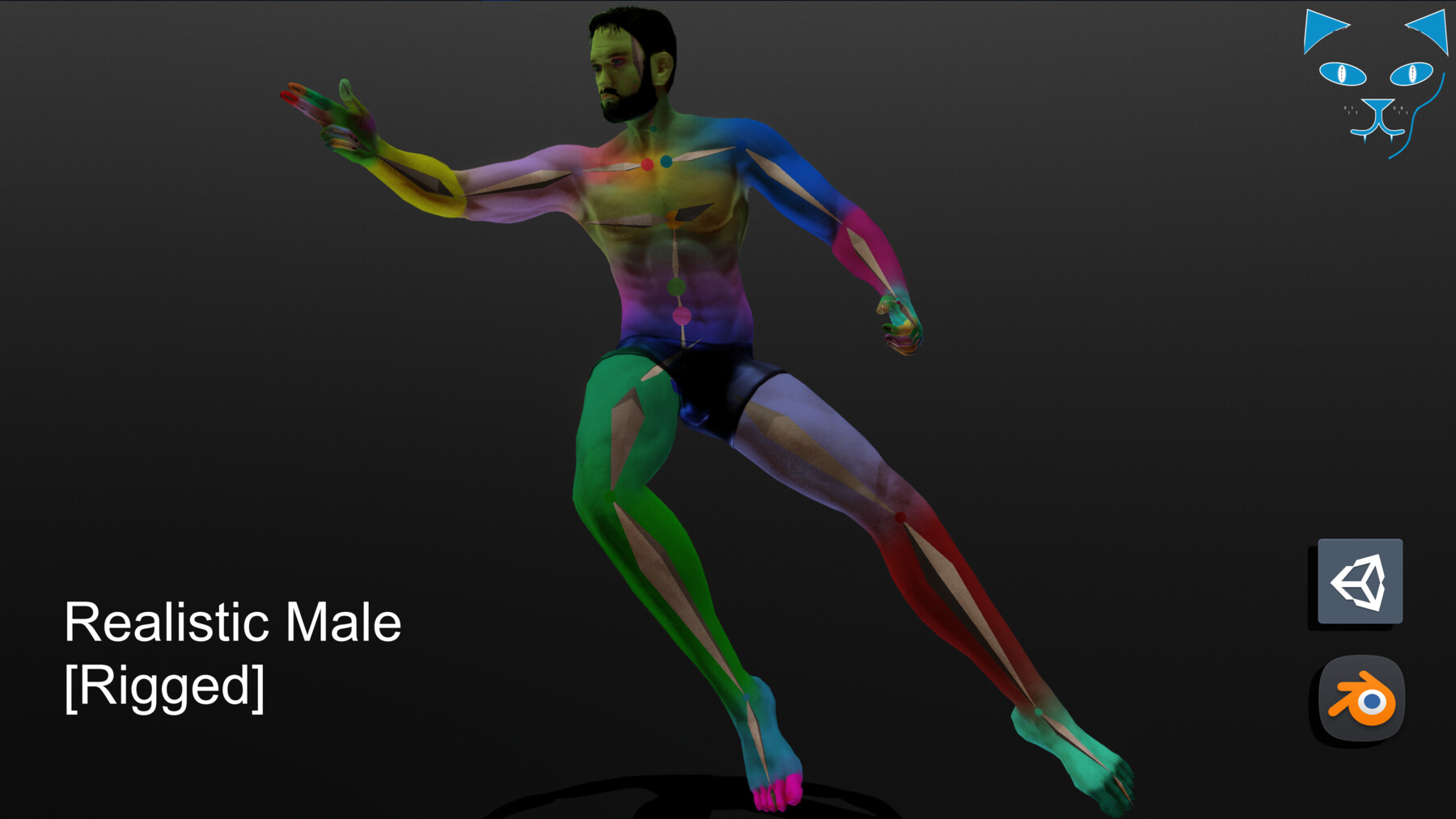ArtStation - Realistic Male [Rigged] | Game Assets