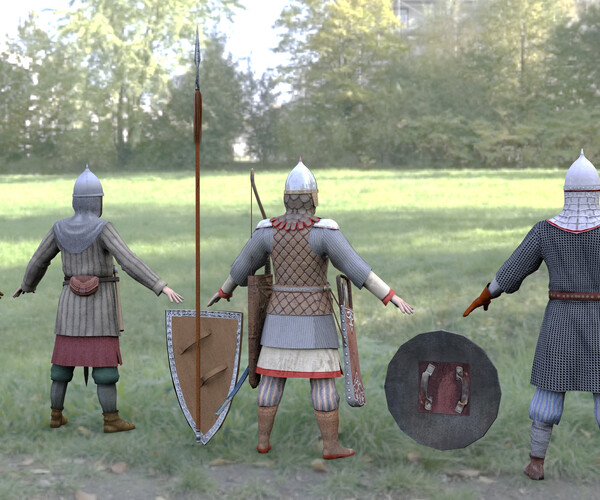 ArtStation - Warrior Russian | Resources