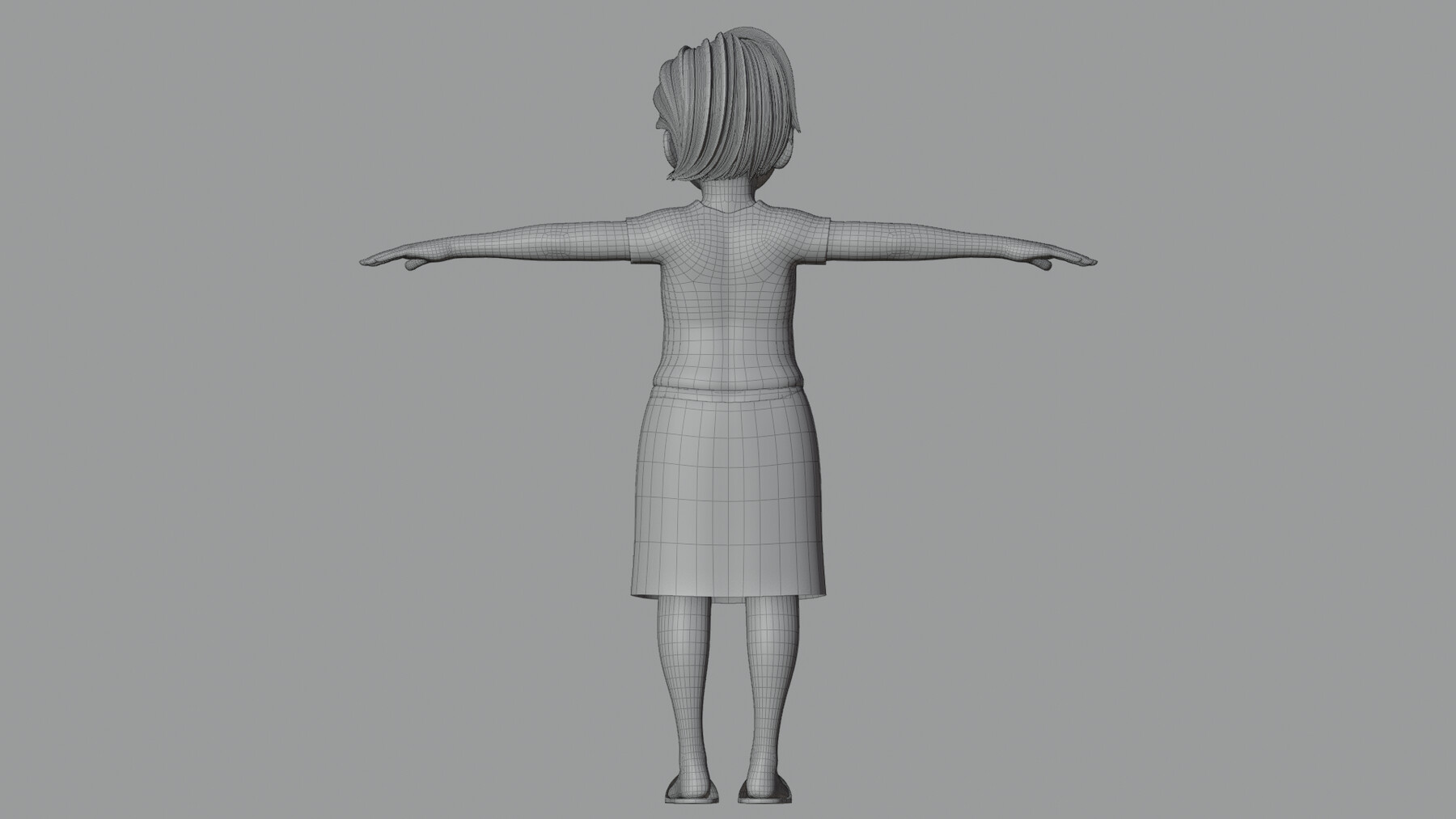 ArtStation - Cartoon Grandma - Fully rigged | Game Assets