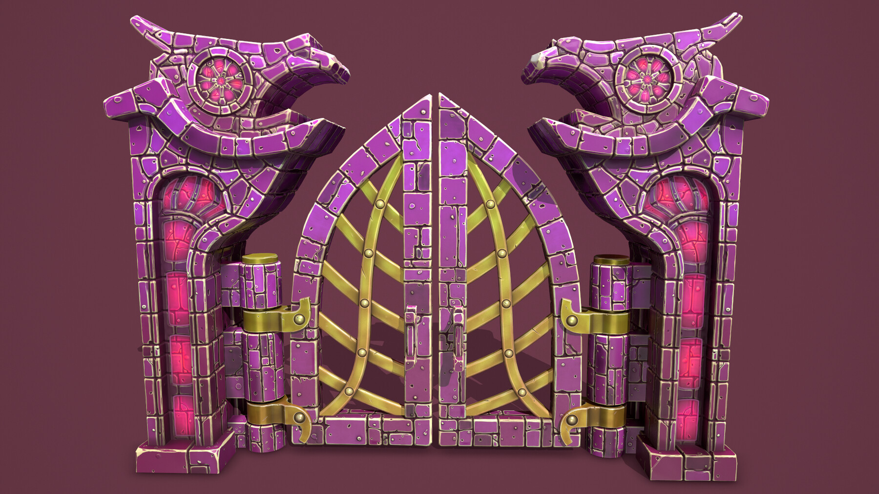 ArtStation - Fantasy entrance | Game Assets