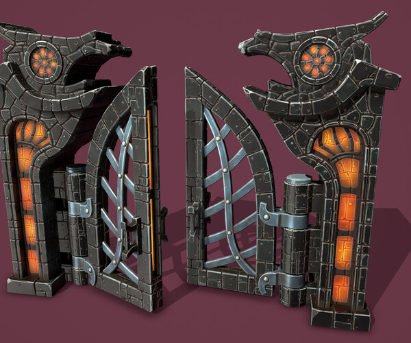 ArtStation - Fantasy entrance | Game Assets