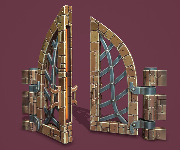 ArtStation - Fantasy door | Game Assets