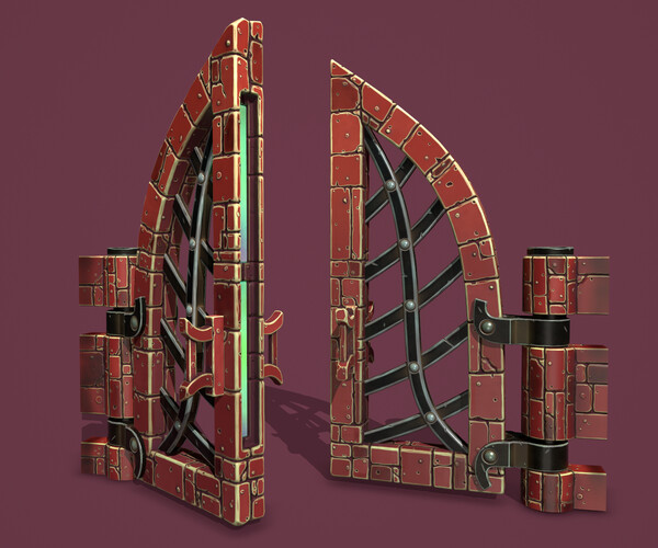 ArtStation - Fantasy door | Game Assets