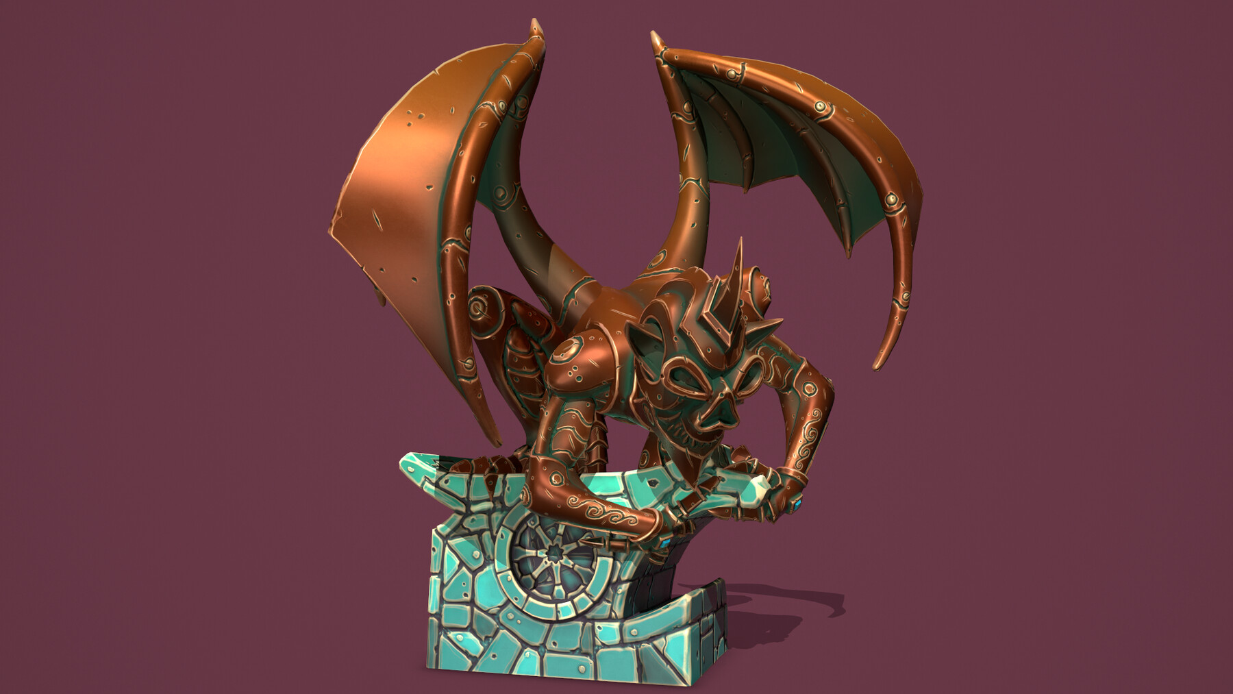 ArtStation - Statue Gargoyle 2 | Game Assets