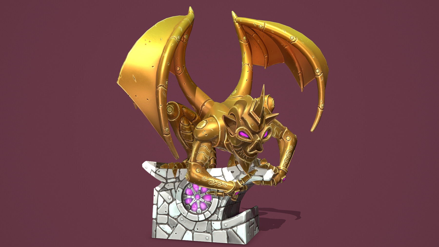 ArtStation - Statue Gargoyle 2 | Game Assets