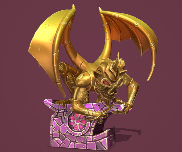 ArtStation - Statue Gargoyle 2 | Game Assets