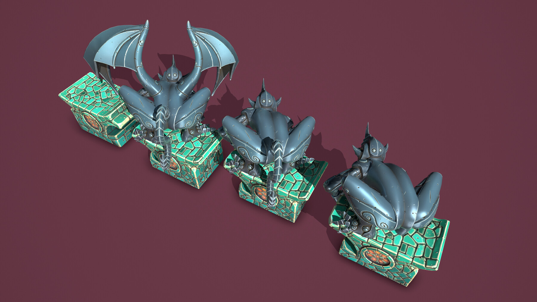 ArtStation - Statue Gargoyle 2 | Game Assets