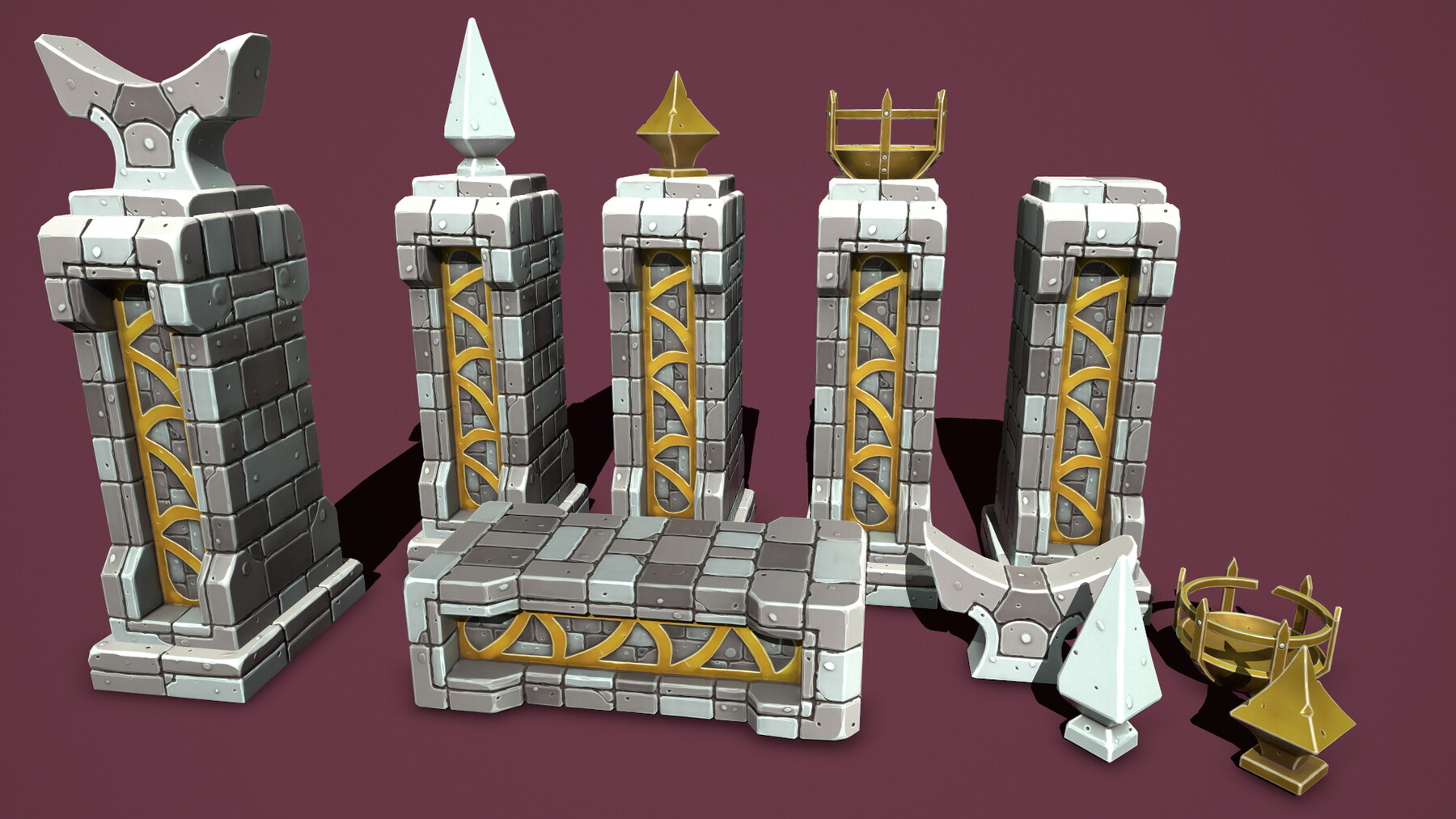 ArtStation - Fantasy obelisk 1 | Game Assets