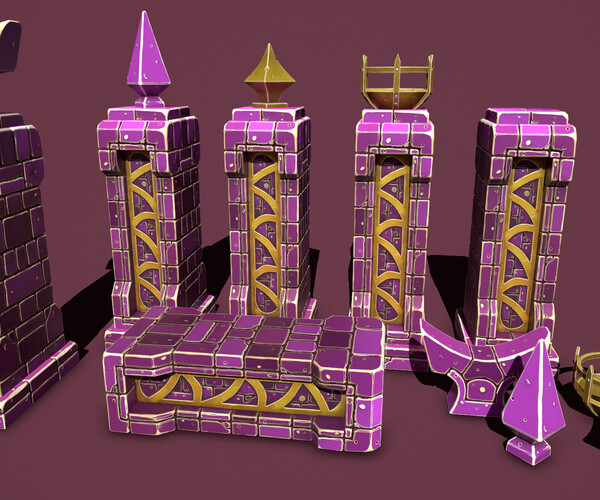 ArtStation - Fantasy obelisk 1 | Game Assets