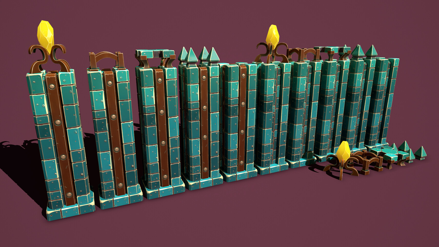 ArtStation - Fantasy obelisk 2 | Game Assets