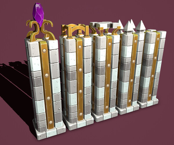 ArtStation - Fantasy obelisk 2 | Game Assets