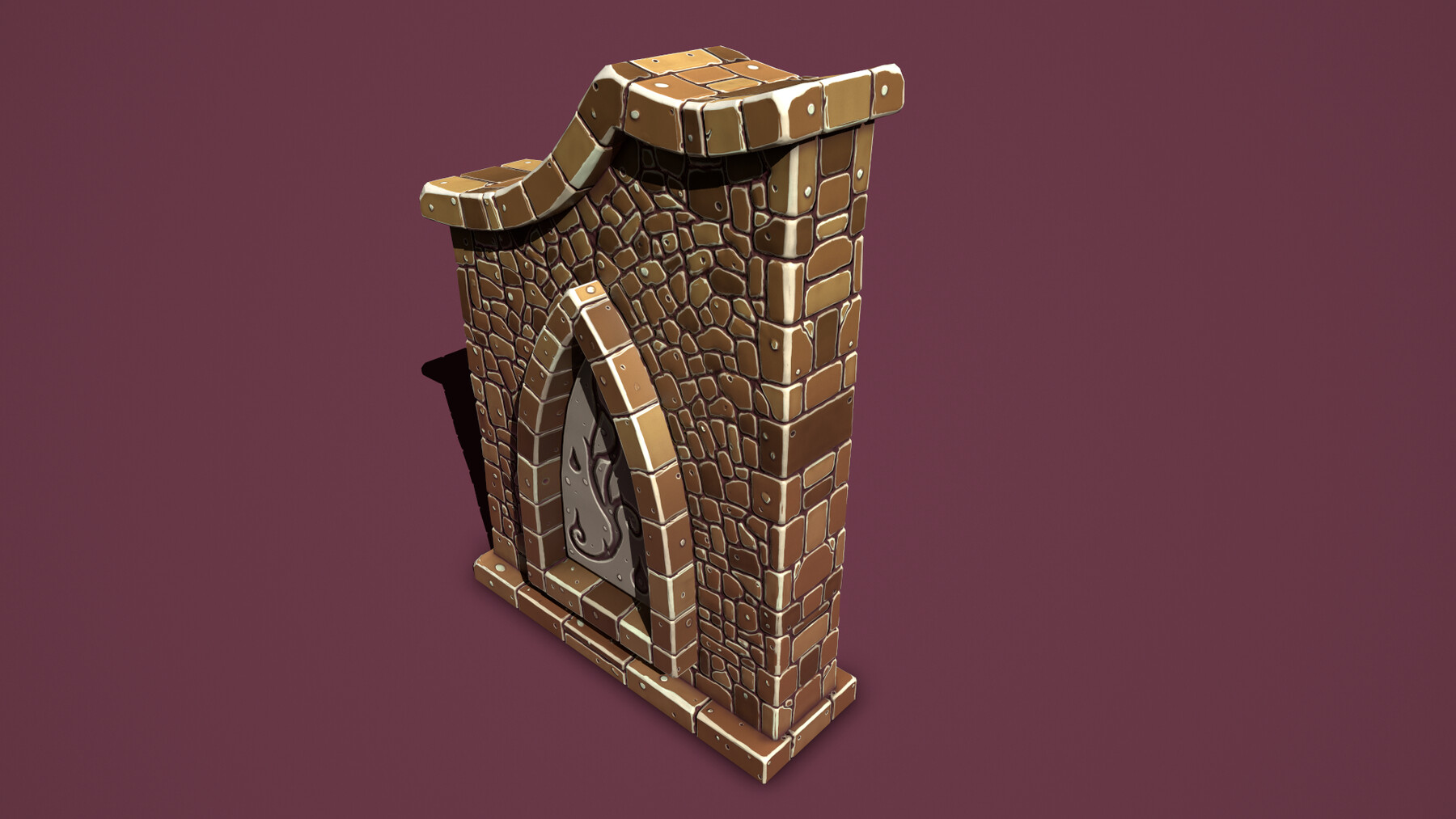ArtStation - Fantasy wall 1 | Game Assets
