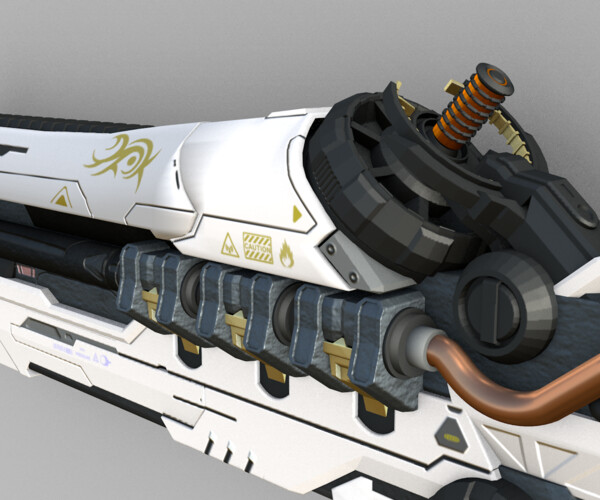 ArtStation - Dark Matter Surge Rifle | Game Assets