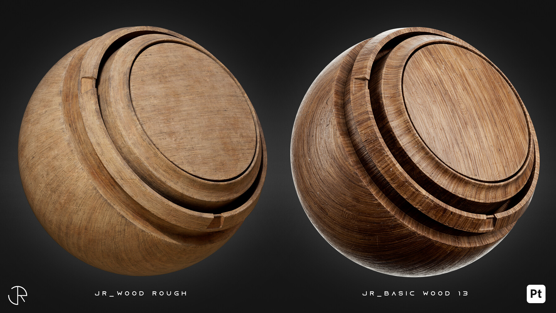 ArtStation - Wood Smart Materials Vol 03 + Tutorial | Game Assets