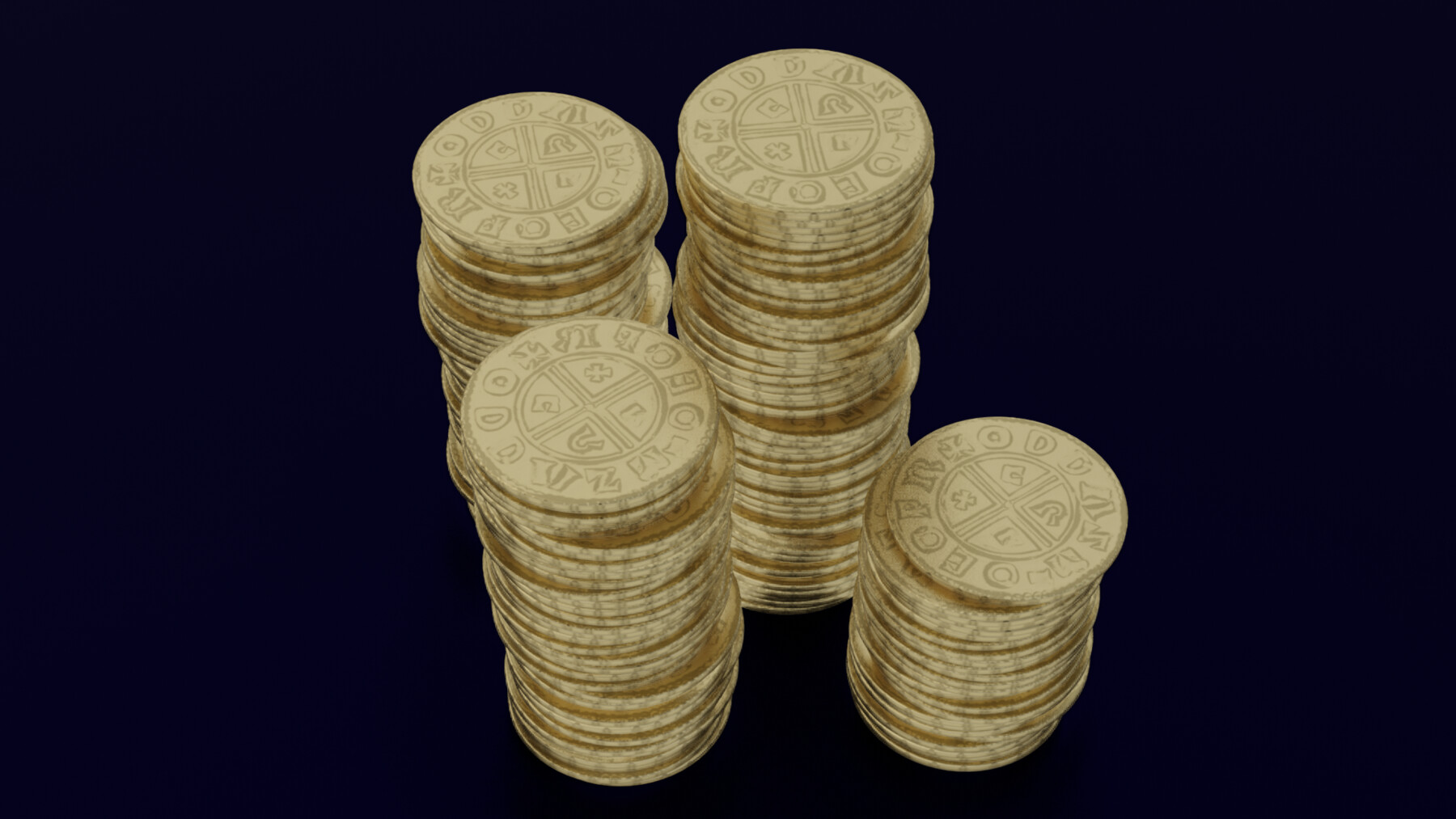 ArtStation - COINS GAME READY 3D MODEL | Game Assets