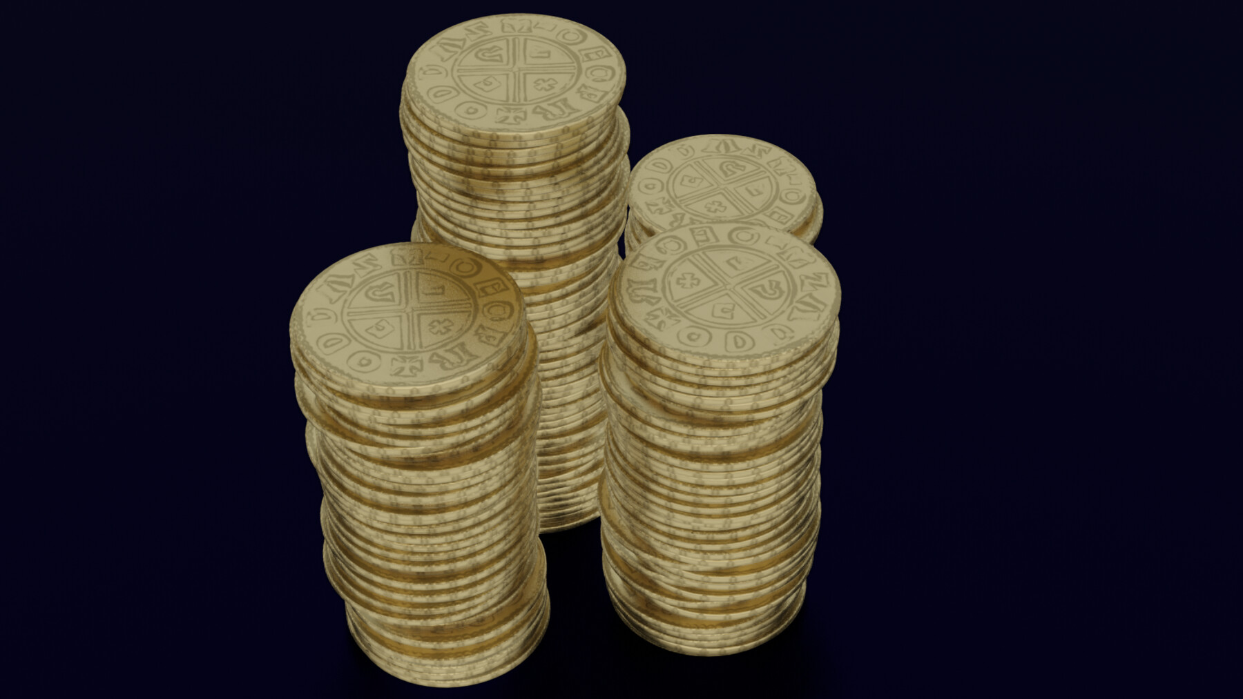 ArtStation - COINS GAME READY 3D MODEL | Game Assets