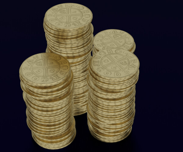ArtStation - COINS GAME READY 3D MODEL | Game Assets