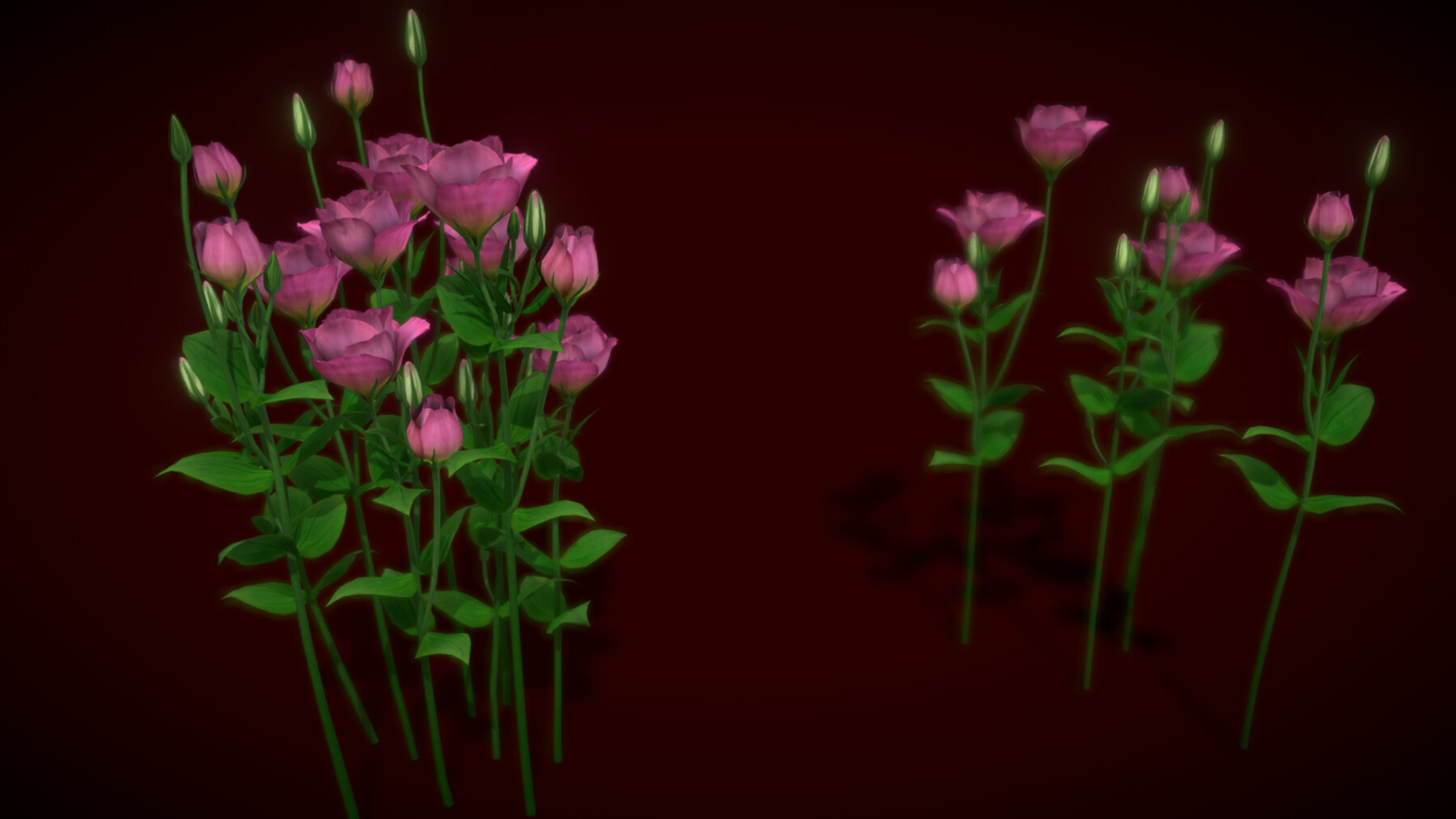 ArtStation - Flower Lisianthus | Game Assets