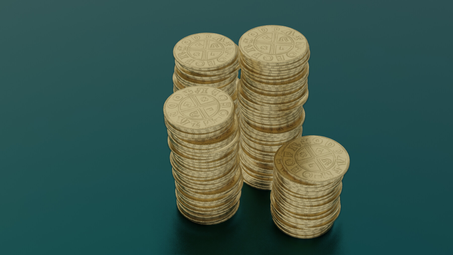 ArtStation - COINS GAME READY 3D MODEL | Game Assets