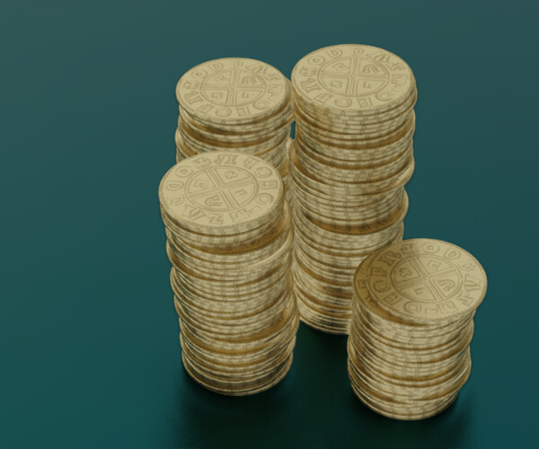 ArtStation - COINS GAME READY 3D MODEL | Game Assets