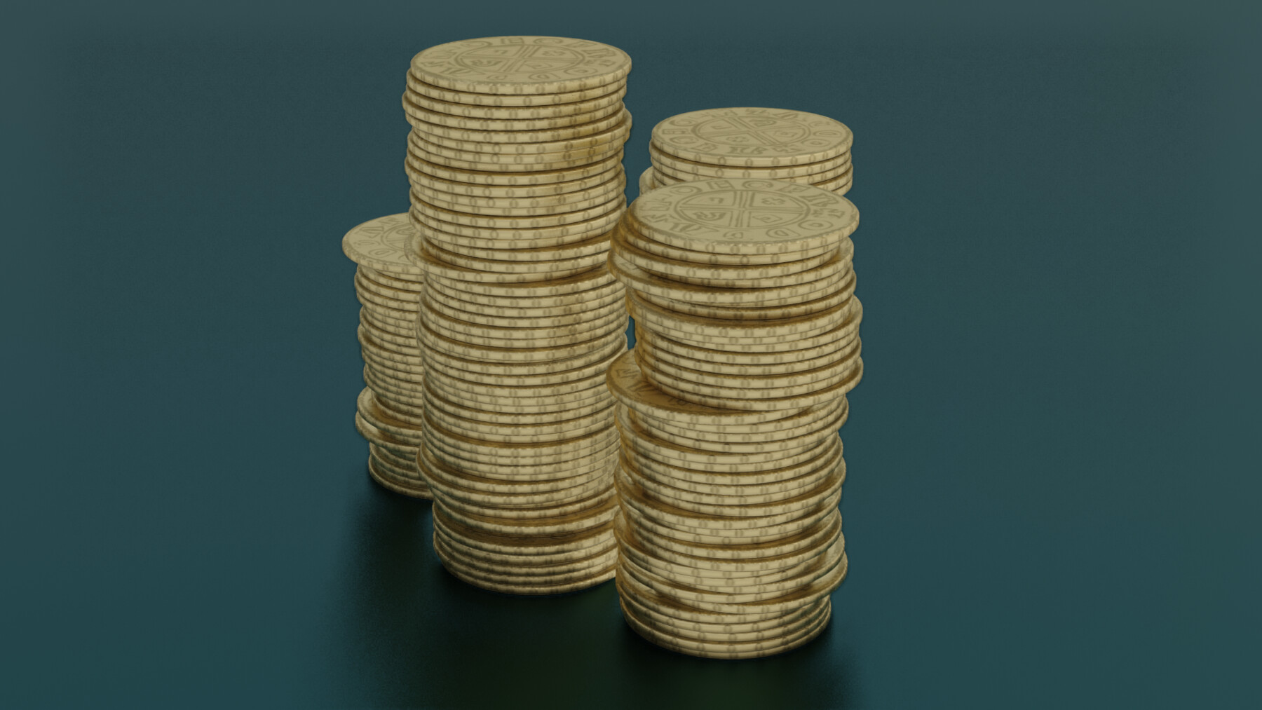 ArtStation - COINS GAME READY 3D MODEL | Game Assets