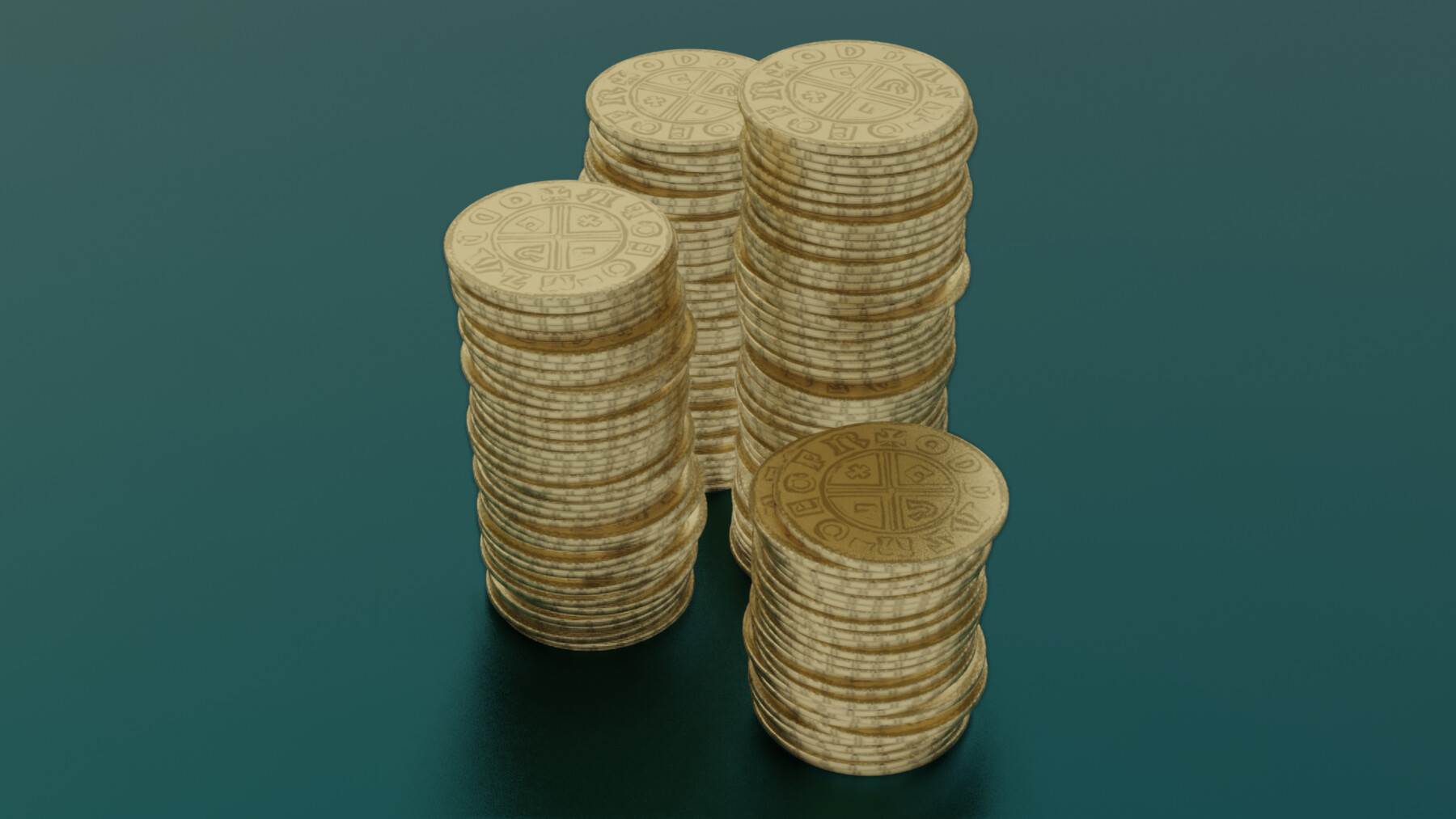 ArtStation - COINS GAME READY 3D MODEL | Game Assets