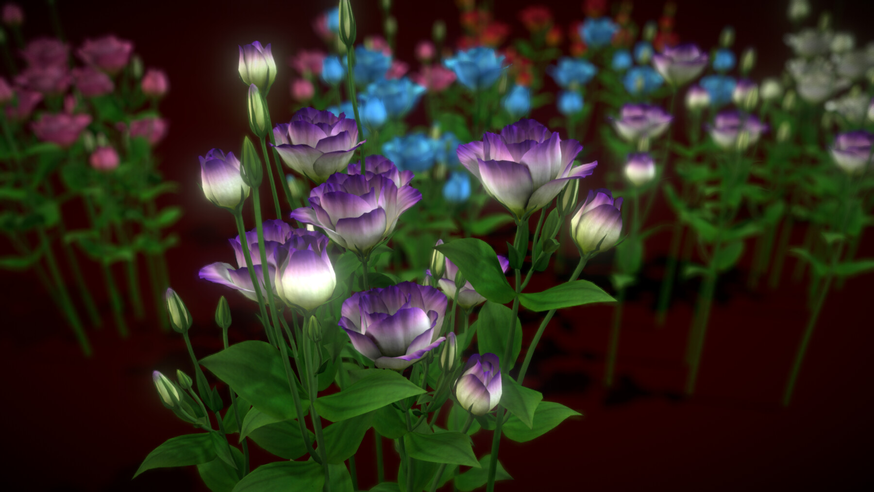 ArtStation - Flower Lisianthus | Game Assets