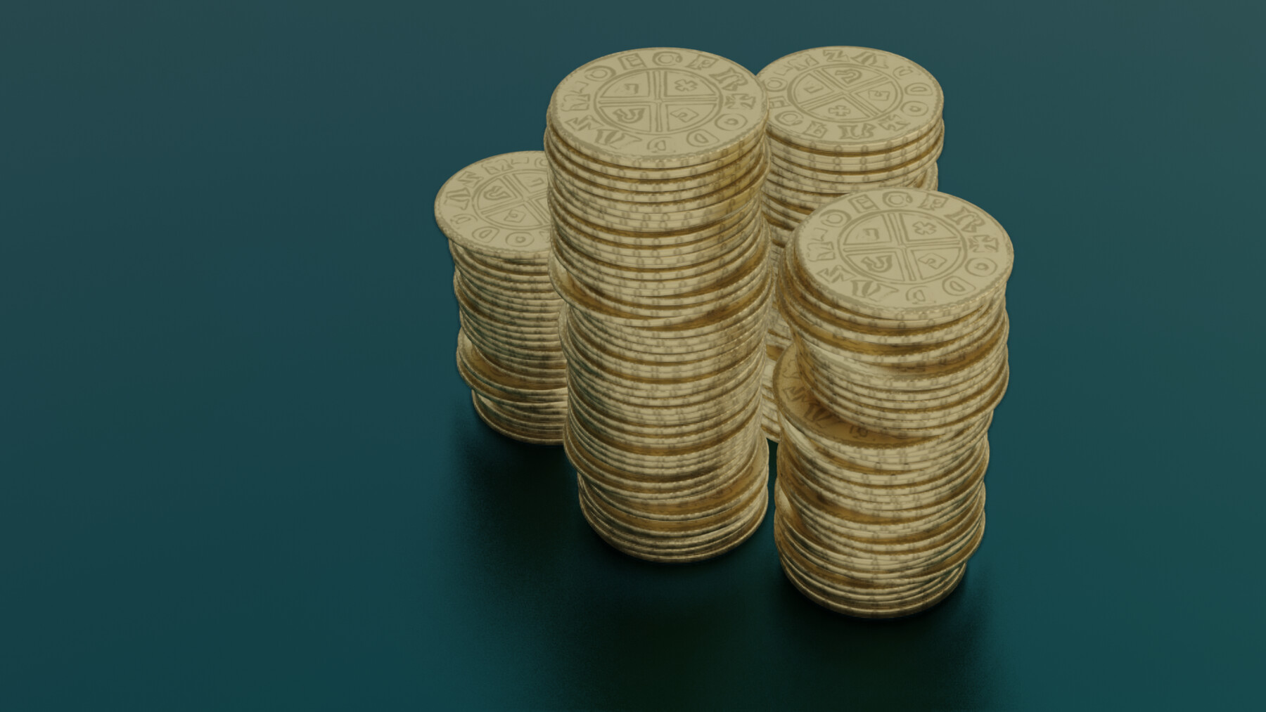ArtStation - COINS GAME READY 3D MODEL | Game Assets