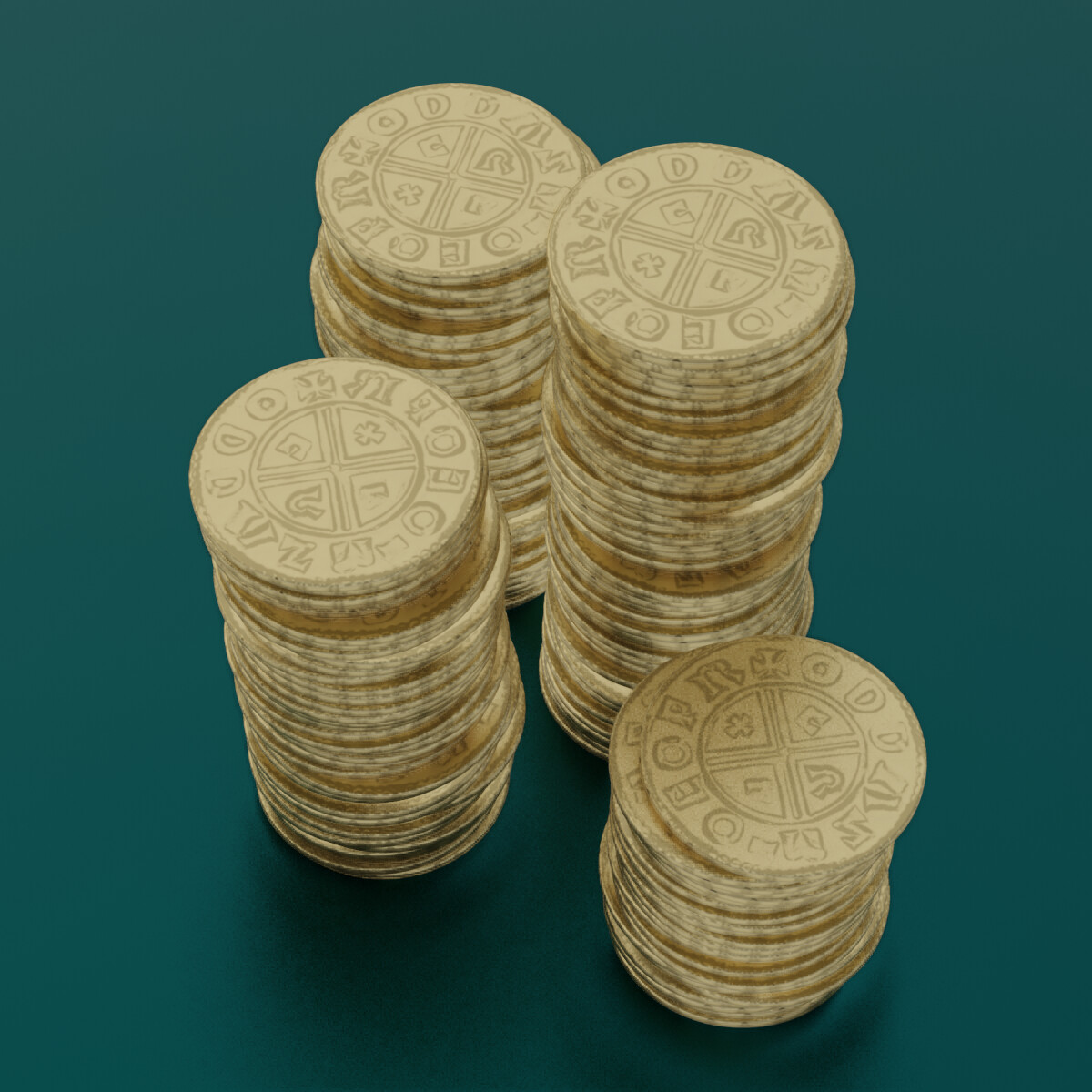 ArtStation - COINS GAME READY 3D MODEL | Game Assets