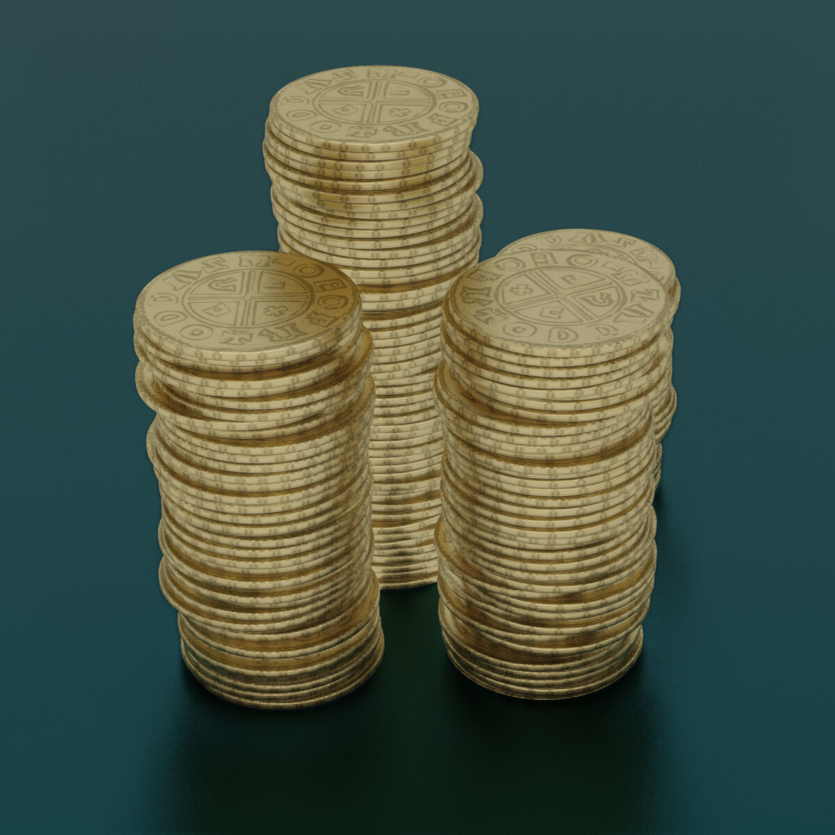ArtStation - COINS GAME READY 3D MODEL | Game Assets
