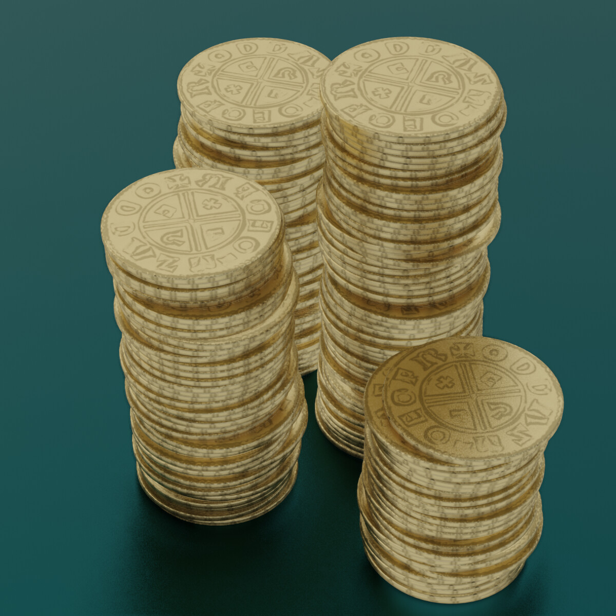 ArtStation - COINS GAME READY 3D MODEL | Game Assets