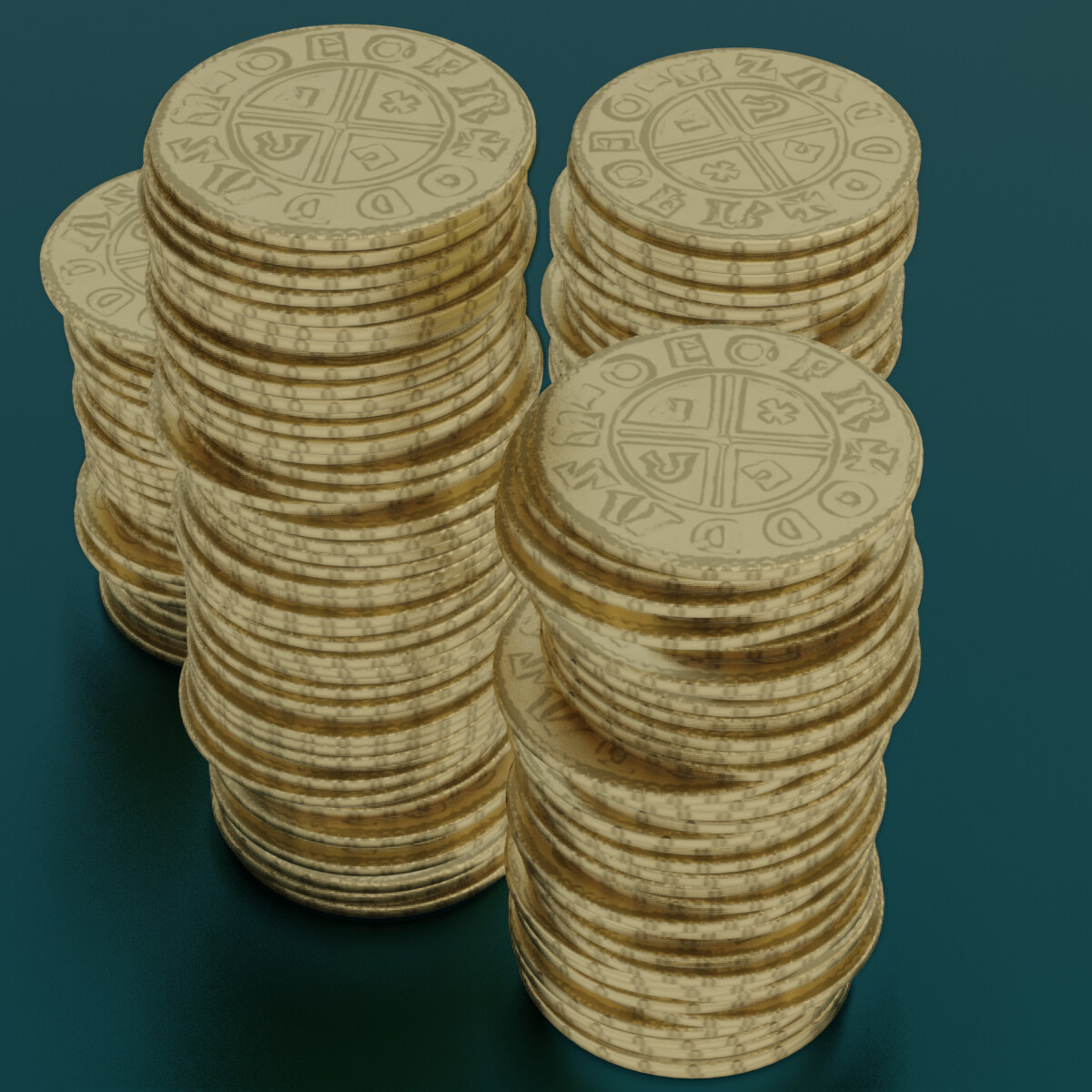 ArtStation - COINS GAME READY 3D MODEL | Game Assets