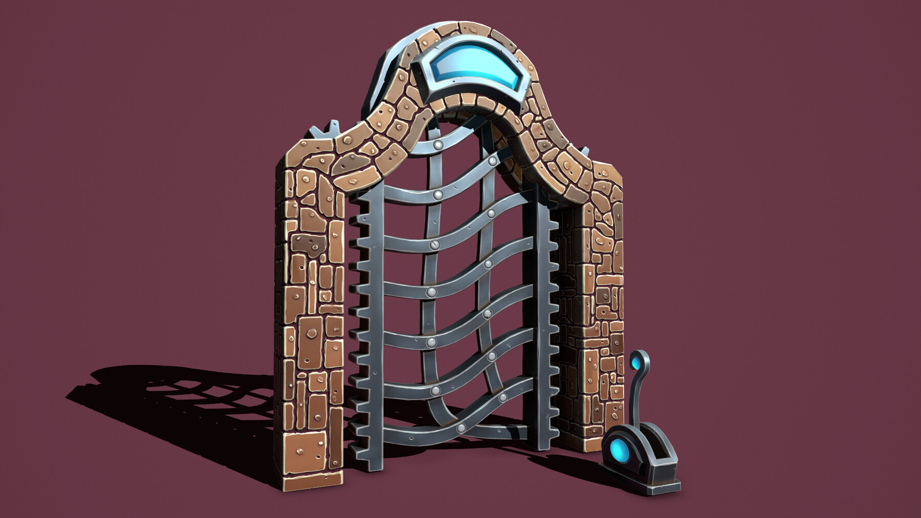 ArtStation - Fantasy gate | Game Assets
